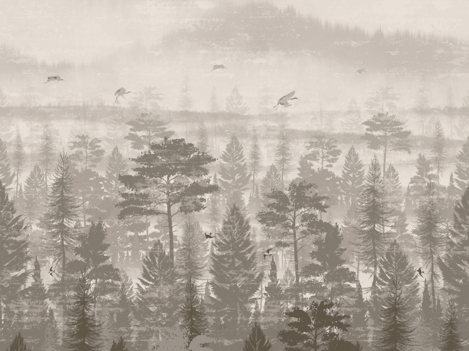 Mural Sepia Town | Wallpaper Online