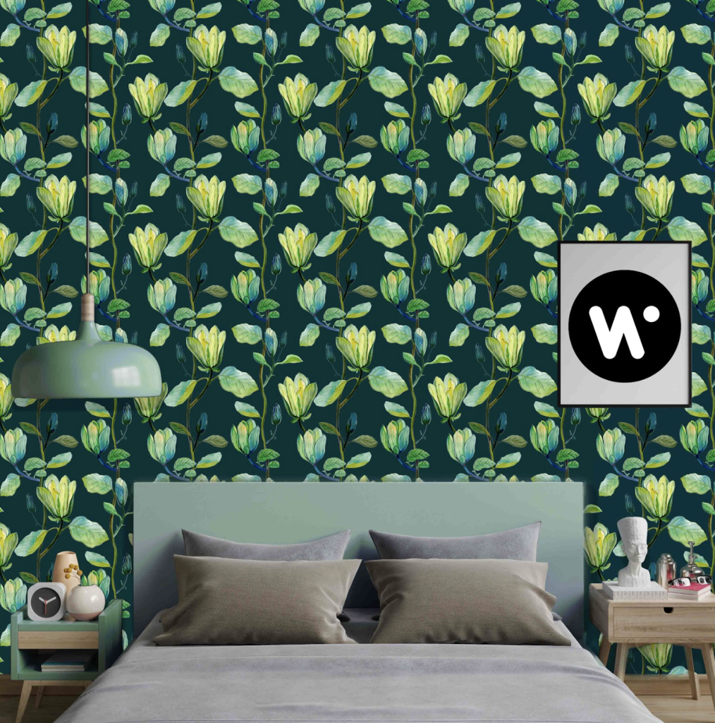 Magnolia Midnight Wallpaper | Wallpaper Online