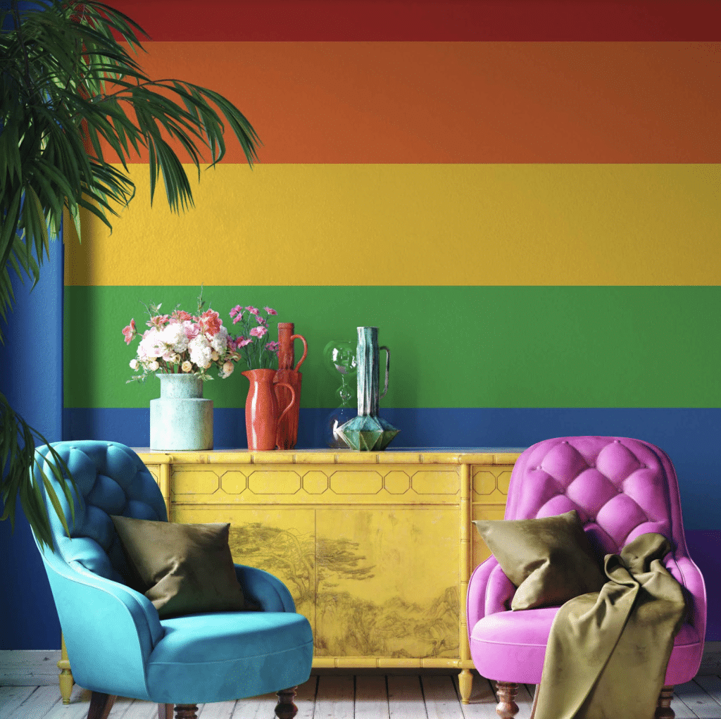 Mural Rainbow Celebration | Wallpaper Online